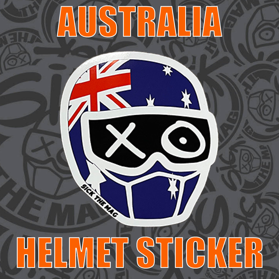 Australia Helmet Sticker – Sick The Mag
