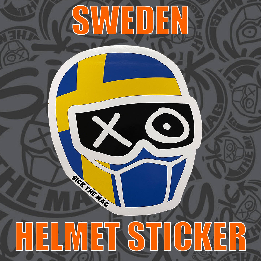 Sweden Helmet Sticker – Sick The Mag